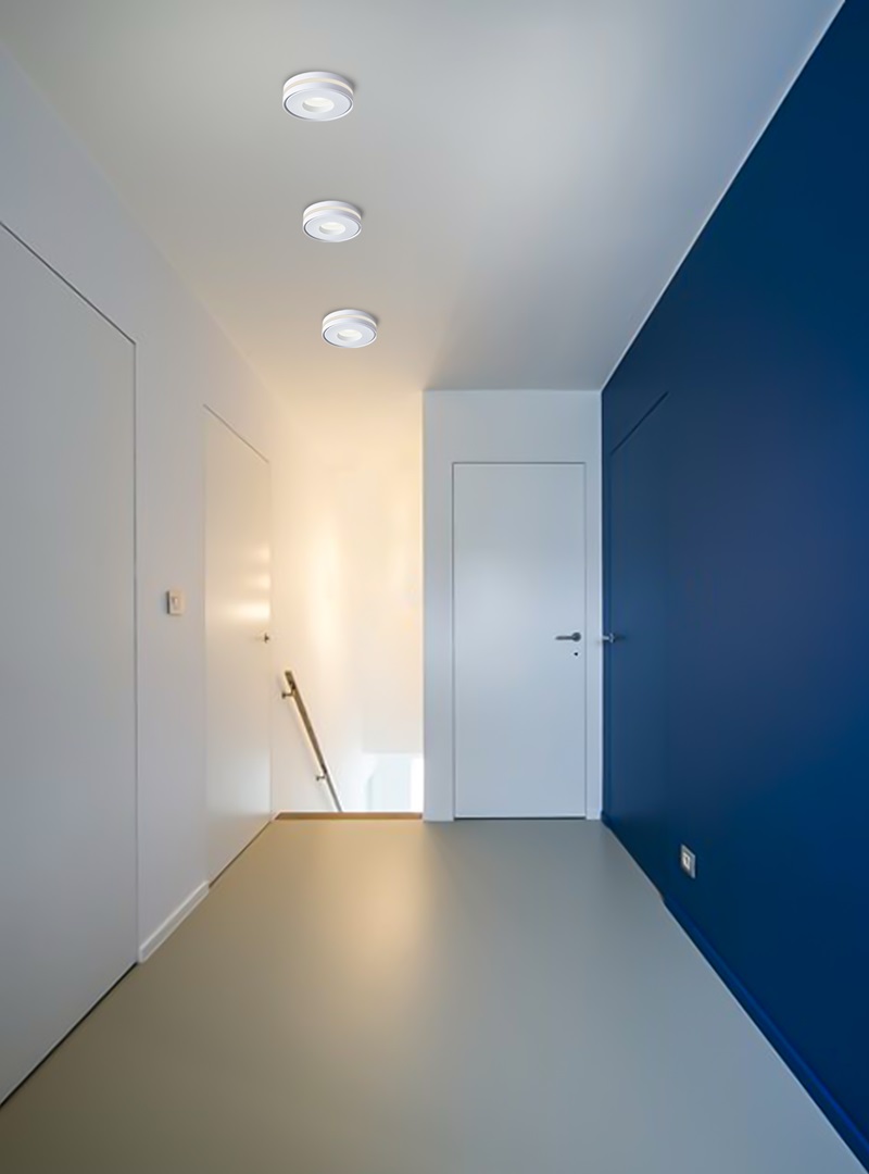 SPOT DICRO DE EMBUTIR FIJO GU10 CIRC BLANCO AUBIN – ZAGA | Electropar S.A.